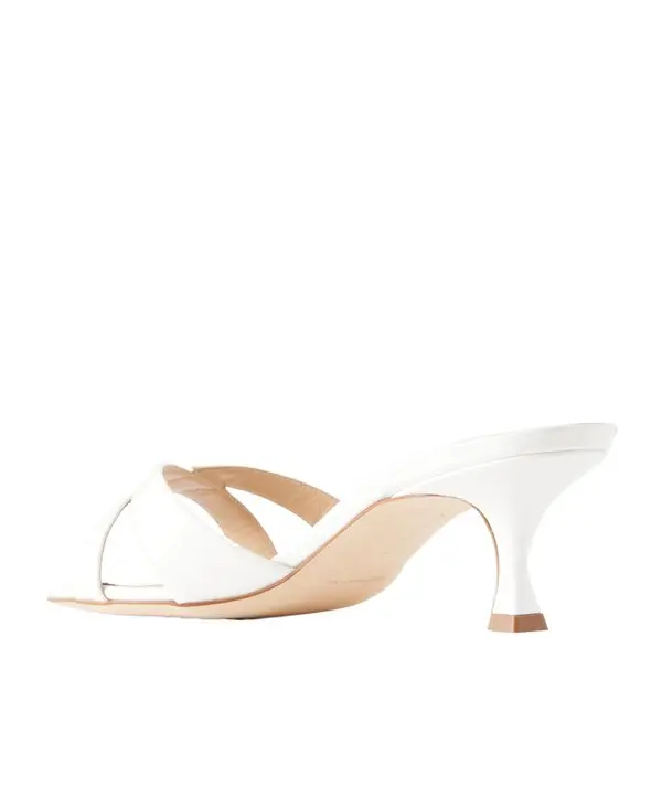 Manolo Blahnik Patent Leather Kitten Heels