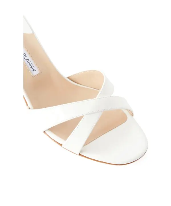 Manolo Blahnik Patent Leather Kitten Heels