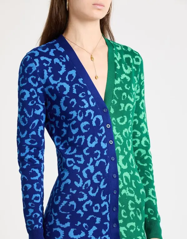 Farm Rio Leopard-print Cardigan