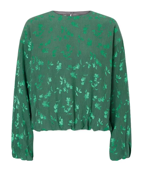 Dries Van Noten Floral-jacquard Cloqué Blouse - No