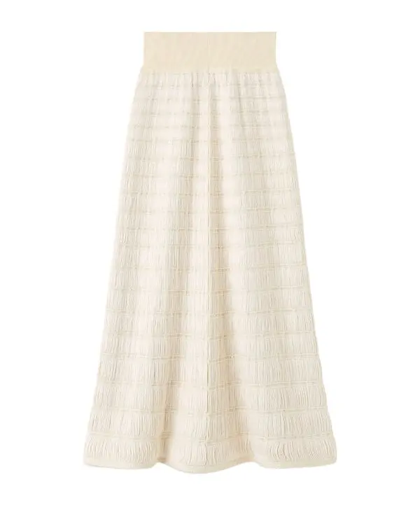 Loro Piana Hydrangea Skirt