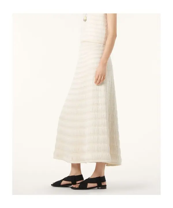 Loro Piana Hydrangea Skirt