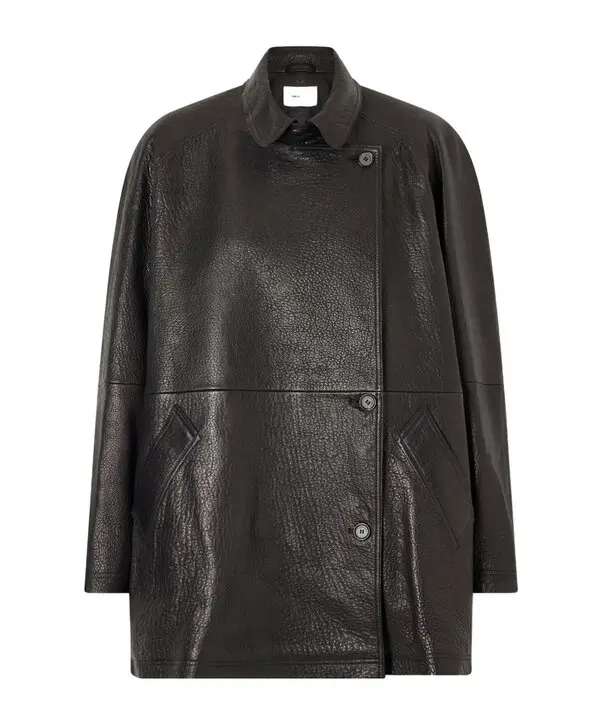 Magda Butrym Textured Leather Jacket - No