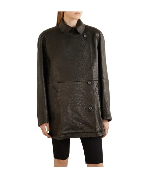 Magda Butrym Textured Leather Jacket