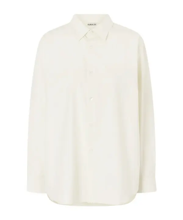 Auralee Finx Cotton-twill Shirt