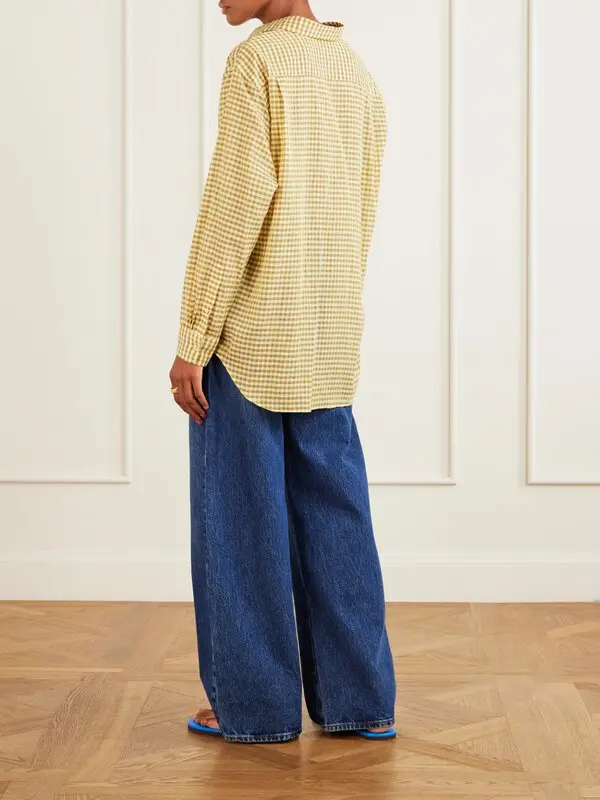 Auralee Plaid Longsleeve Shirt