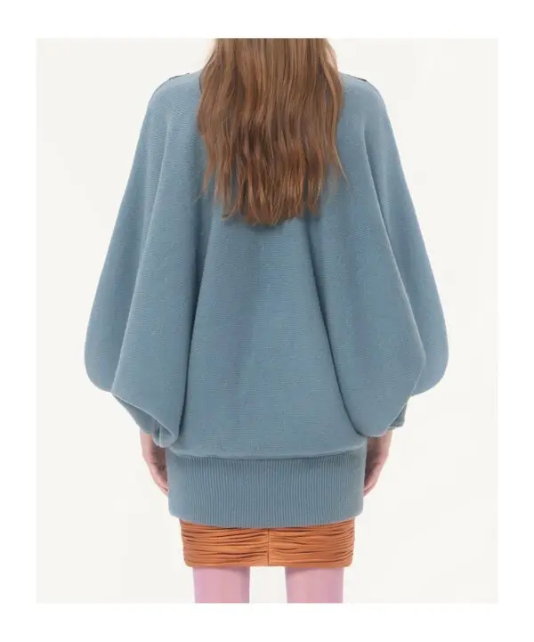 Valentino Garavani Long Sleeve Knitwear With Lace Accents