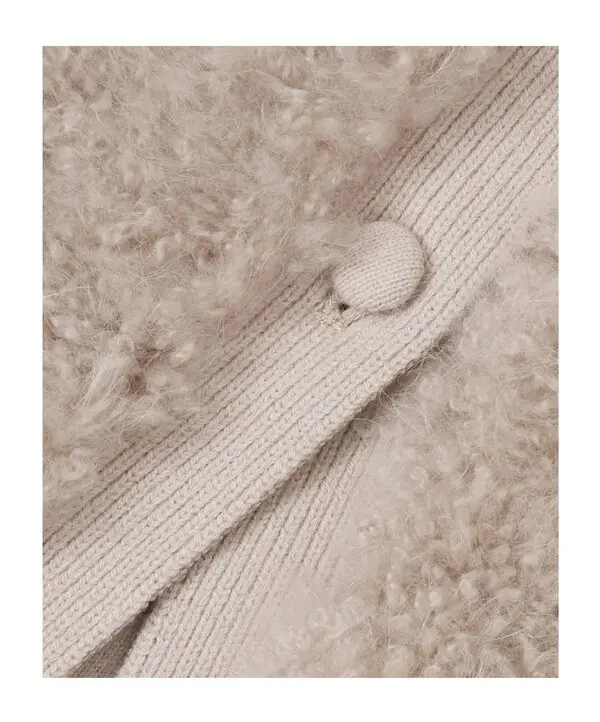 YVES SALOMON Wool-trimmed Shearling Gilet