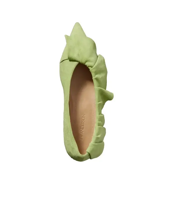 J.W.ANDERSON Jw Anderson Ruffle Pointed Ballet Flats