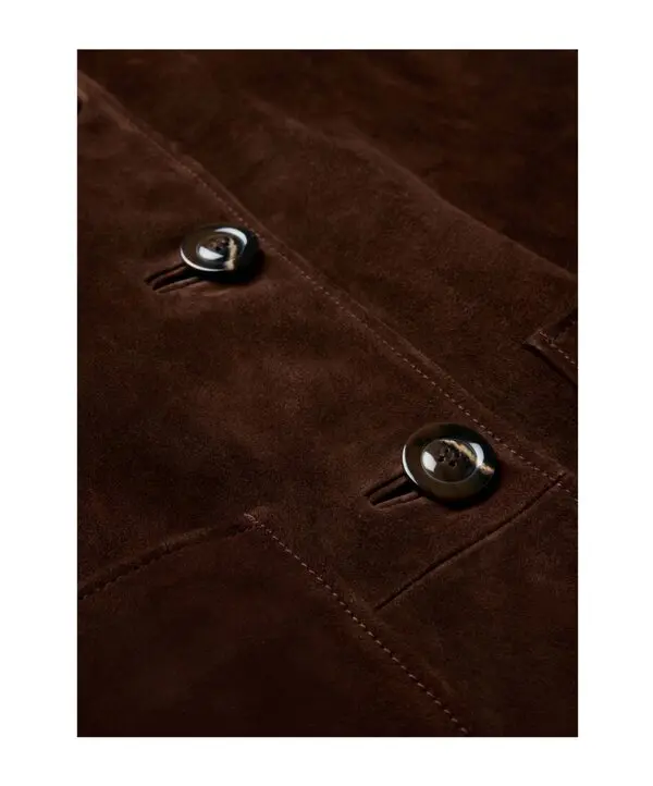 Soeur Solid Color Leather Jacket