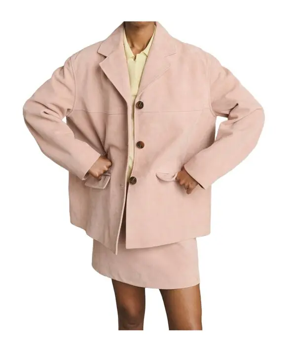 Soeur Long Sleeve Leather Jacket