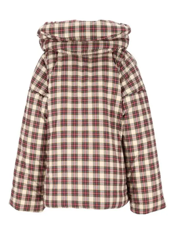 Dries Van Noten Hooded Checked Padded Cotton-flannel Jacket