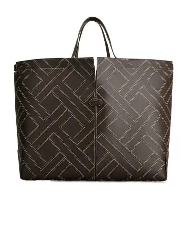 TOD'S Di Large Leather Tote