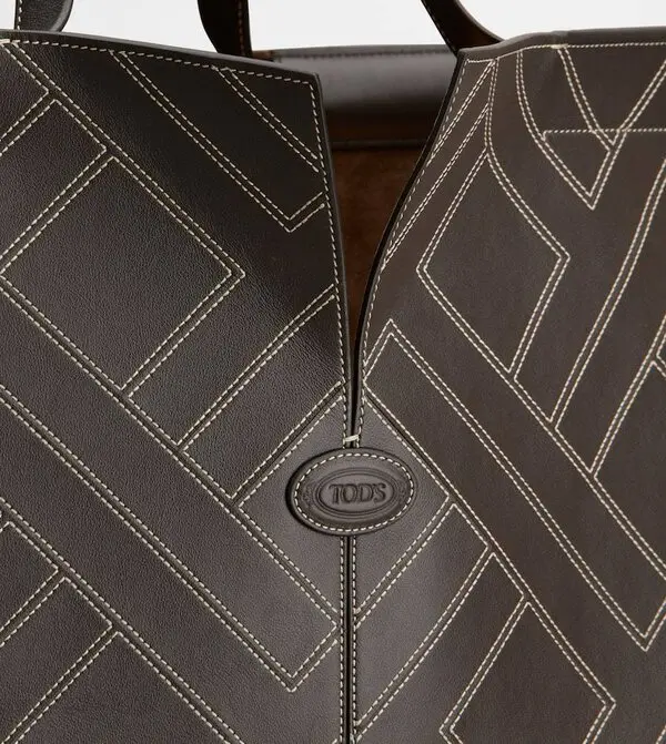 TOD'S Di Large Leather Tote
