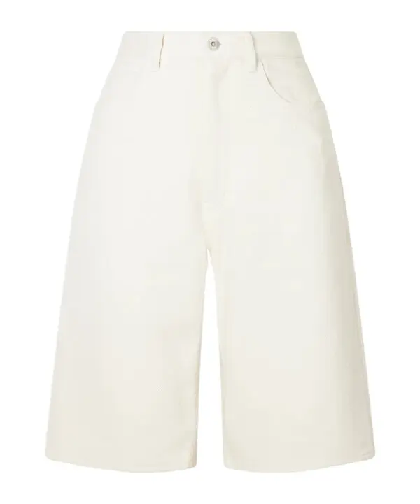 Auralee Silk-denim Shorts