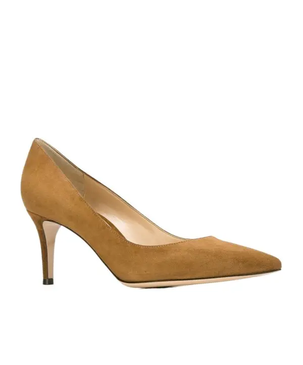GIANVITO ROSSI Pointed-toe Stiletto High Heels - Brown