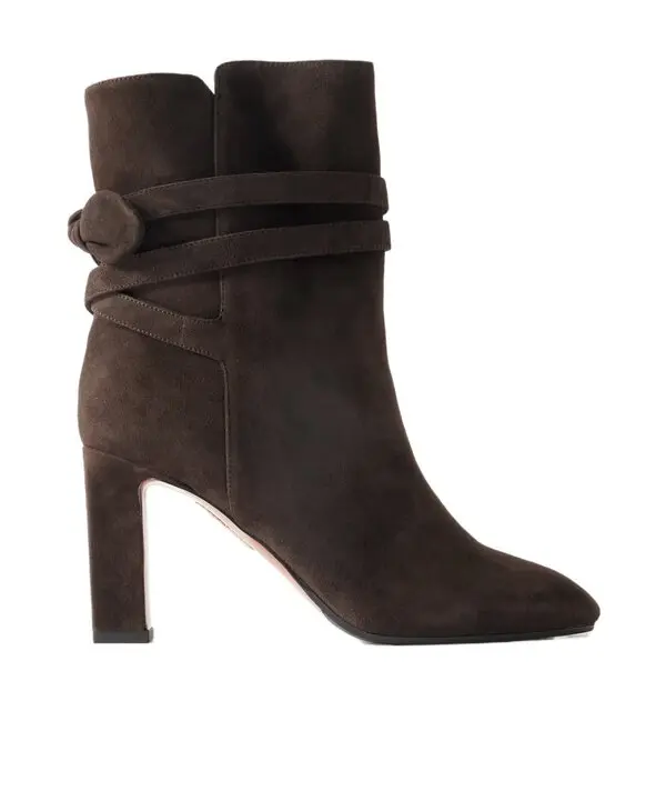 AQUAZZURA Decorative Ankle Boots - Black