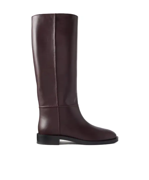 GIANVITO ROSSI Handmade Tall Leather Boots - Black