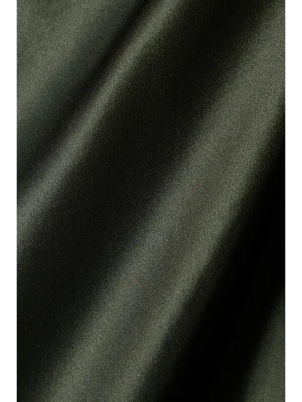 Christopher Esber Open-back Draped Satin Bodysuit