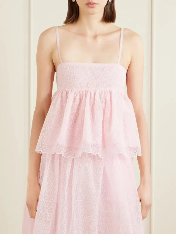 Cecilie Bahnsen Embroidered Camisole