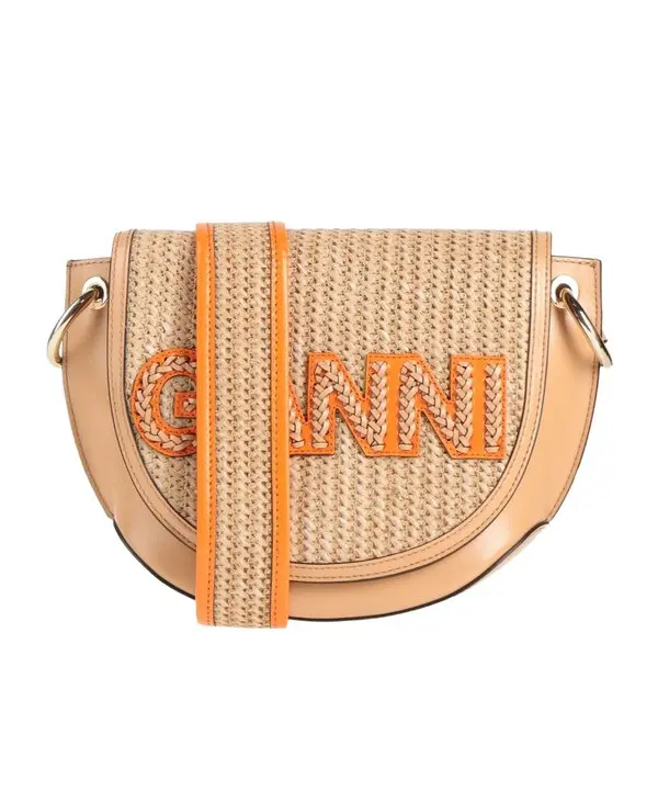 GANNI Crossbody Bag - Nude