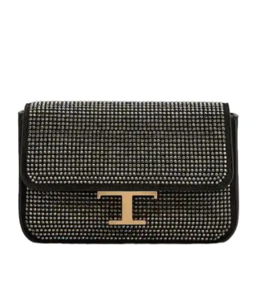 TOD'S Flap Shoulder Bag - Black