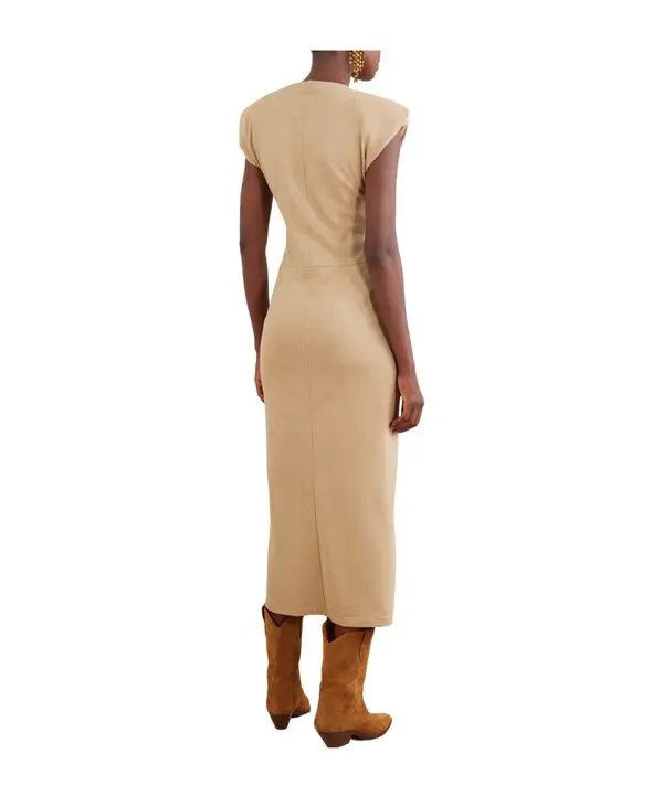 Isabel Marant Étoile V-neck Cap-sleeve Midi Dress