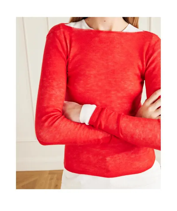Auralee Long-sleeve Knit Top