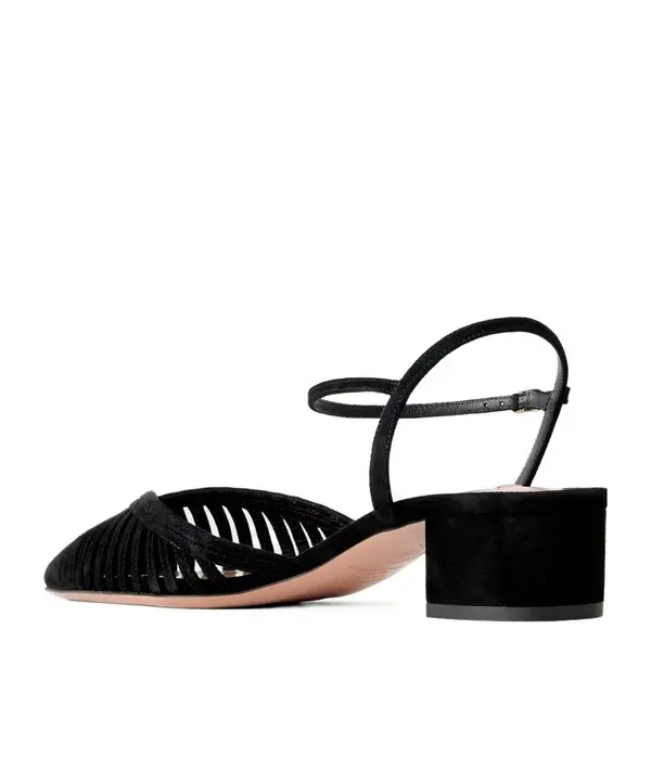 AQUAZZURA Solid Suede Pumps