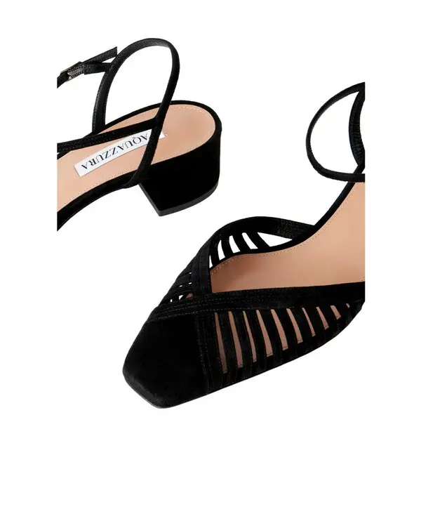 AQUAZZURA Solid Suede Pumps