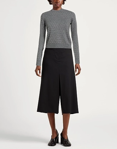 Sportmax Embellished Crewneck Long Sleeve Knit Sweater