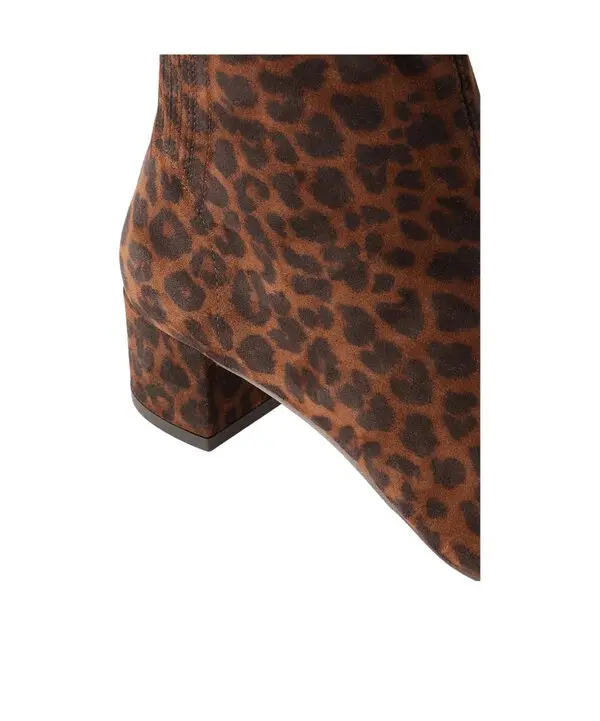 AQUAZZURA Animal-print Suede Boots