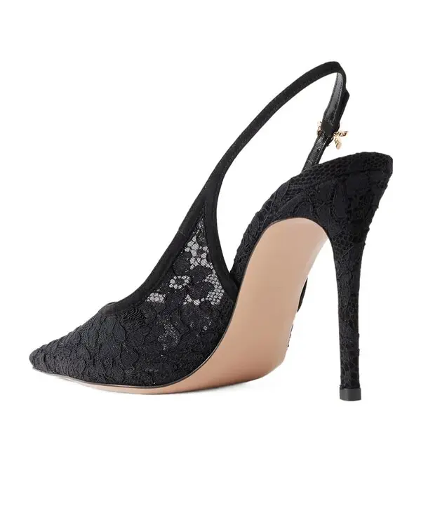 GIANVITO ROSSI Lace High Heels