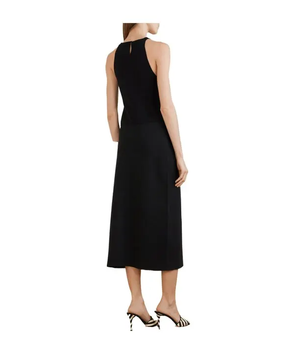 Carolina Herrera Cropped Ribbed-knit Jersey Tank