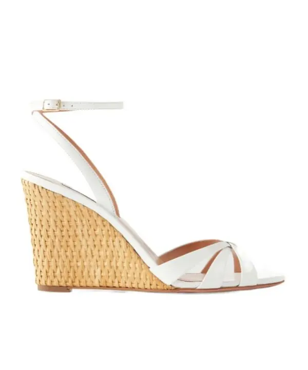 AQUAZZURA Woven Tati Sandals - No