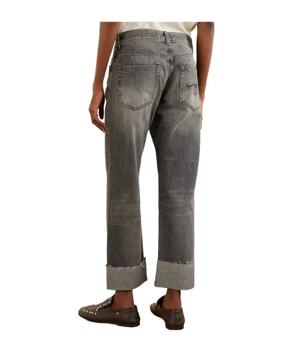 R13 Cropped Mid-rise Flared Jeans