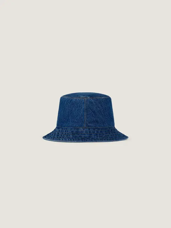 Givenchy Paris Embroidered Denim Bucket Hat