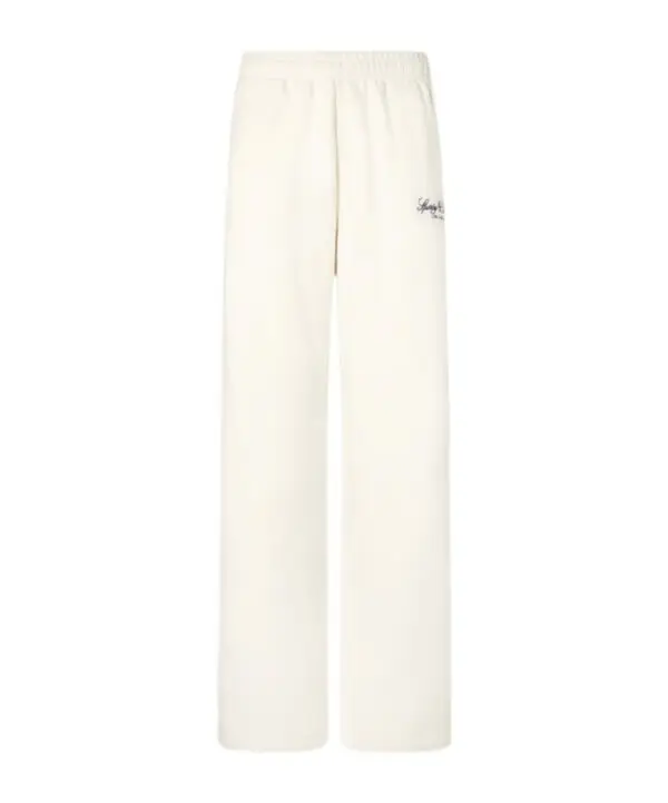 SPORTY  RICH Cotton Loose-fitting Trousers