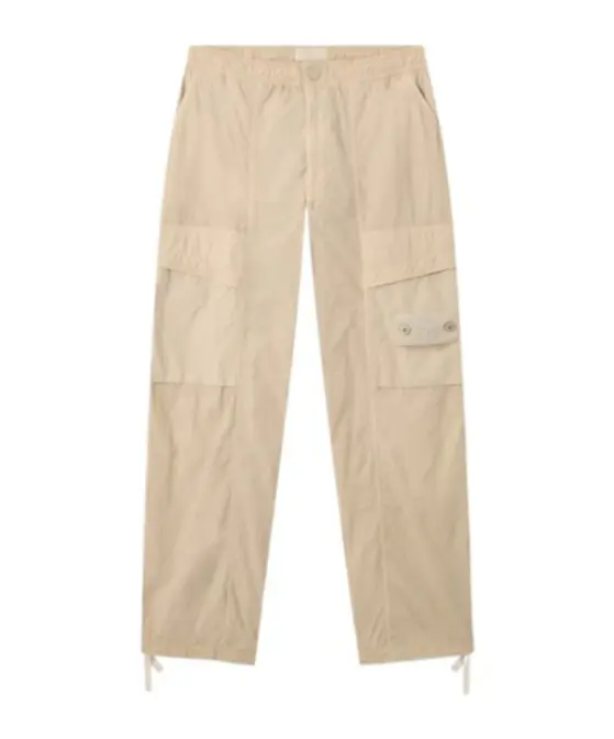 Stone Island Loose-fit Cargo Trousers With Snap Pockets