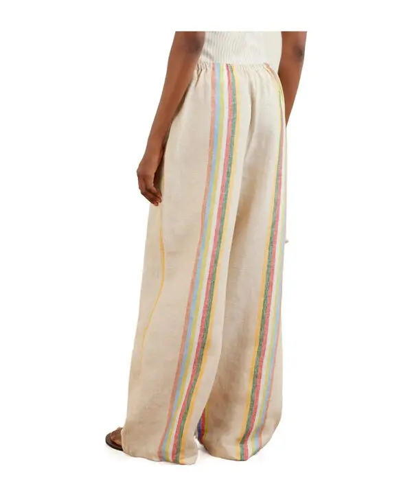 Staud Loose Striped Casual Pants