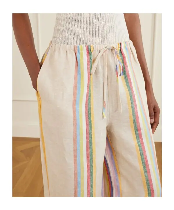 Staud Loose Striped Casual Pants