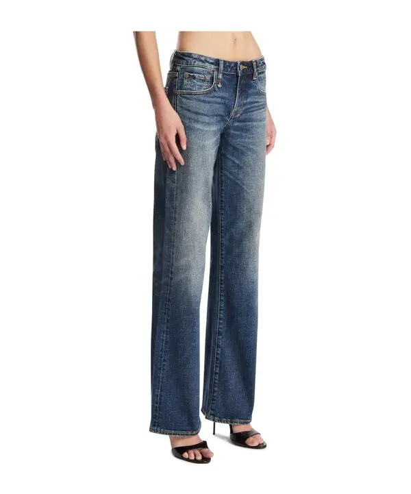 R13 Belt-loop Jeans - Dark Blue