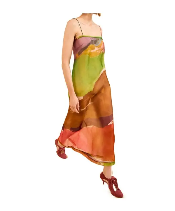 Ulla Johnson Sleeveless Midi Dress - Multicolor