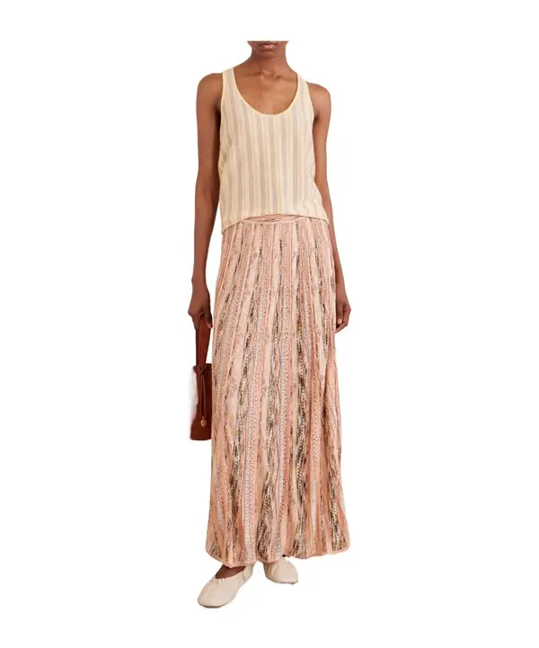 Ulla Johnson Clio Geometric Maxi Skirt