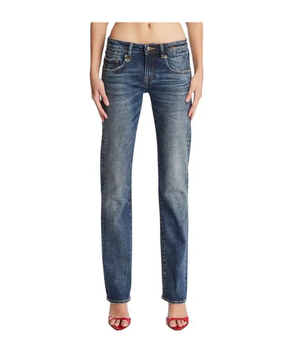R13 Straight-leg Belt-loop Jeans