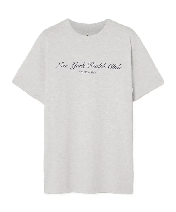 SPORTY  RICH Crew Neck T-shirt