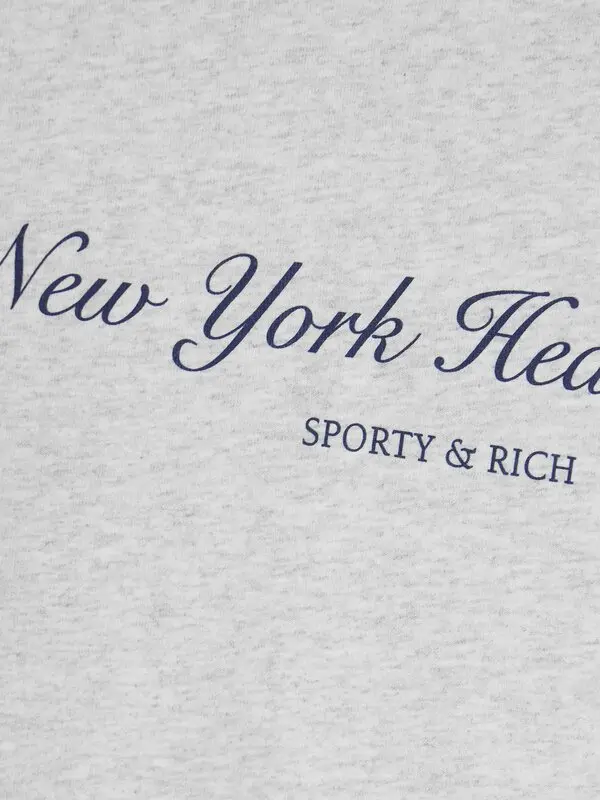 SPORTY  RICH Crew Neck T-shirt