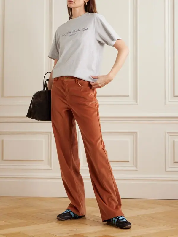 SPORTY  RICH Crew Neck T-shirt