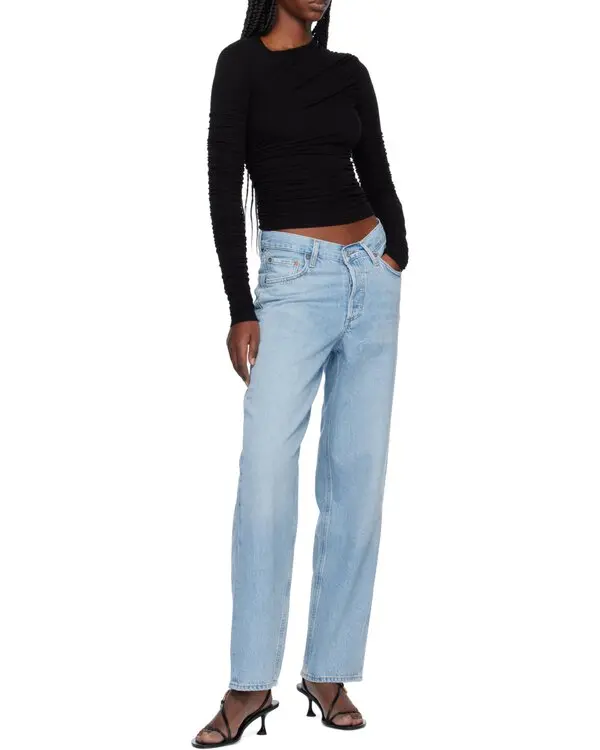 AGOLDE Tania Twist Top - Heise