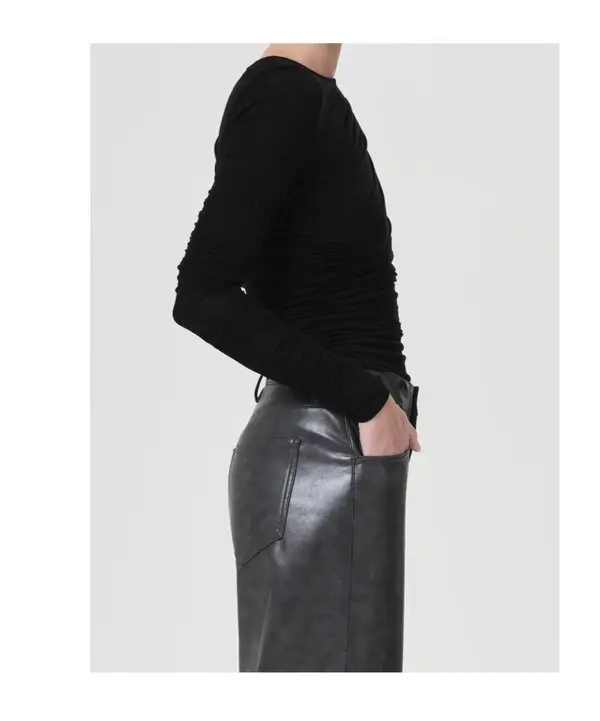 AGOLDE Tania Twist Top